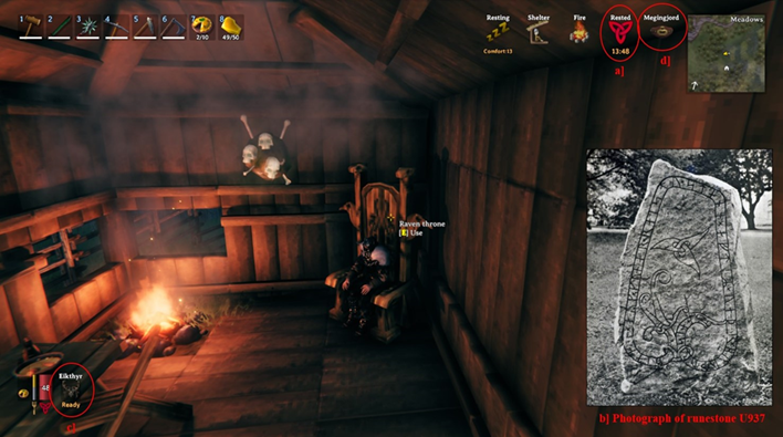 Towards a conciliation of ludology and narratology in computer game studies. An analysis of Valheim