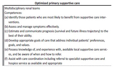 Supportive Care Program in CKD: from dream to reality