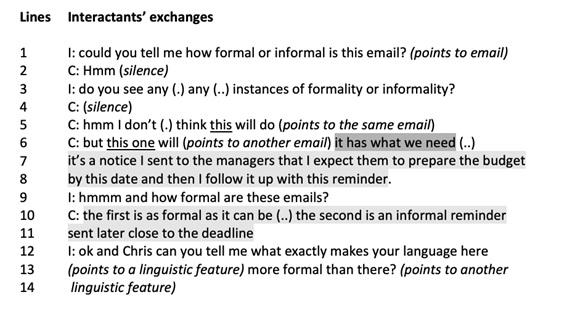 ‘Hope it’s useful’: Negotiating first and second order accounts in discourse-based interviews